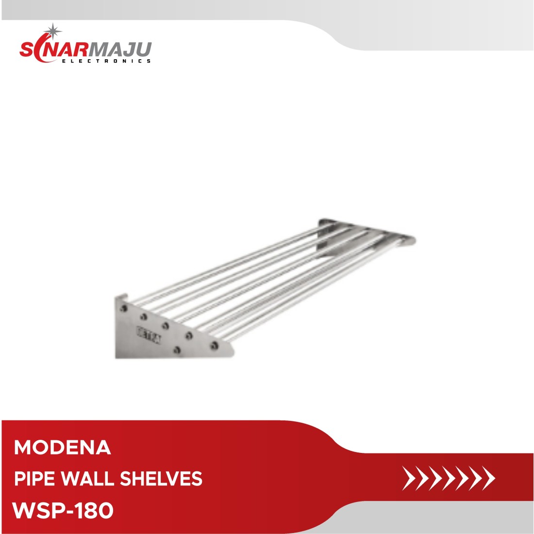 Pipe Wall Shelves GETRA WSP-180